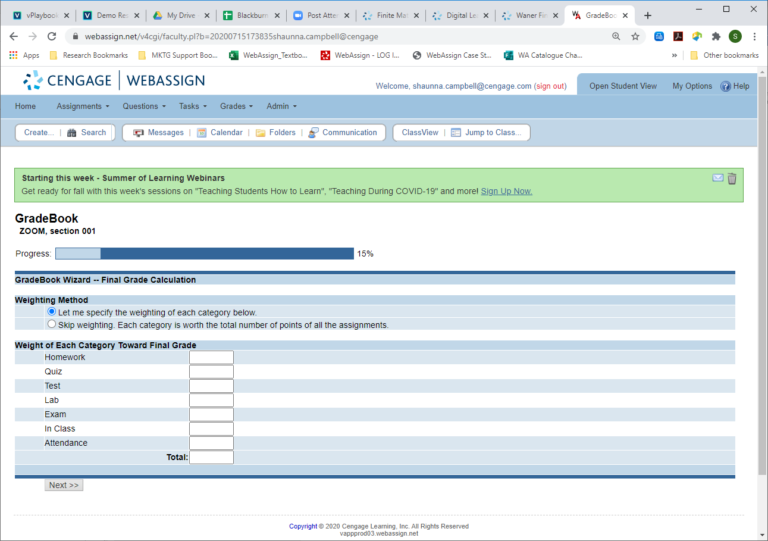 Best Practices for Using WebAssign to Take Attendance - The Cengage Blog